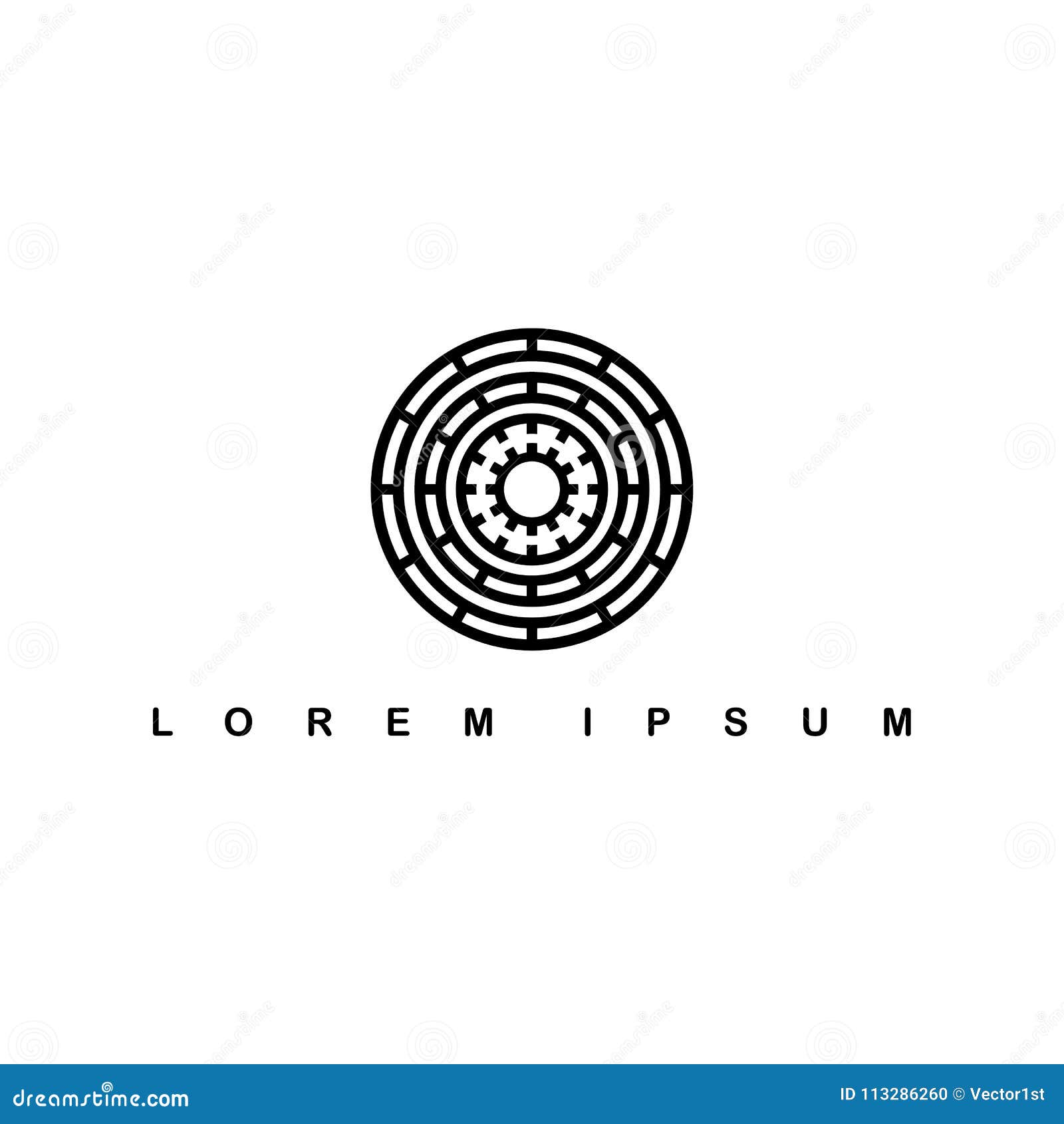 Round Circle Native Tribe Sign Symbol Logo Stock Vector - Illustration ...