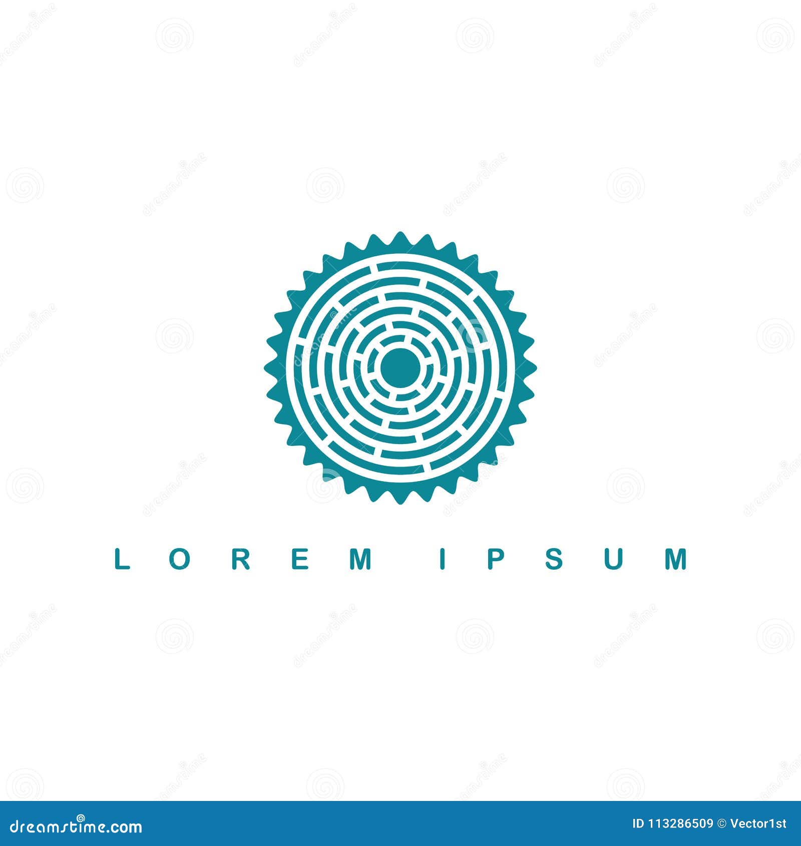 Round Circle Native Tribe Sign Symbol Logo Stock Vector - Illustration ...