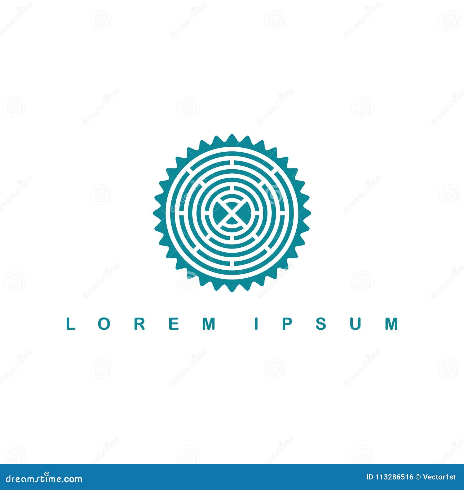 Round Circle Native Tribe Sign Symbol Logo Stock Vector - Illustration ...