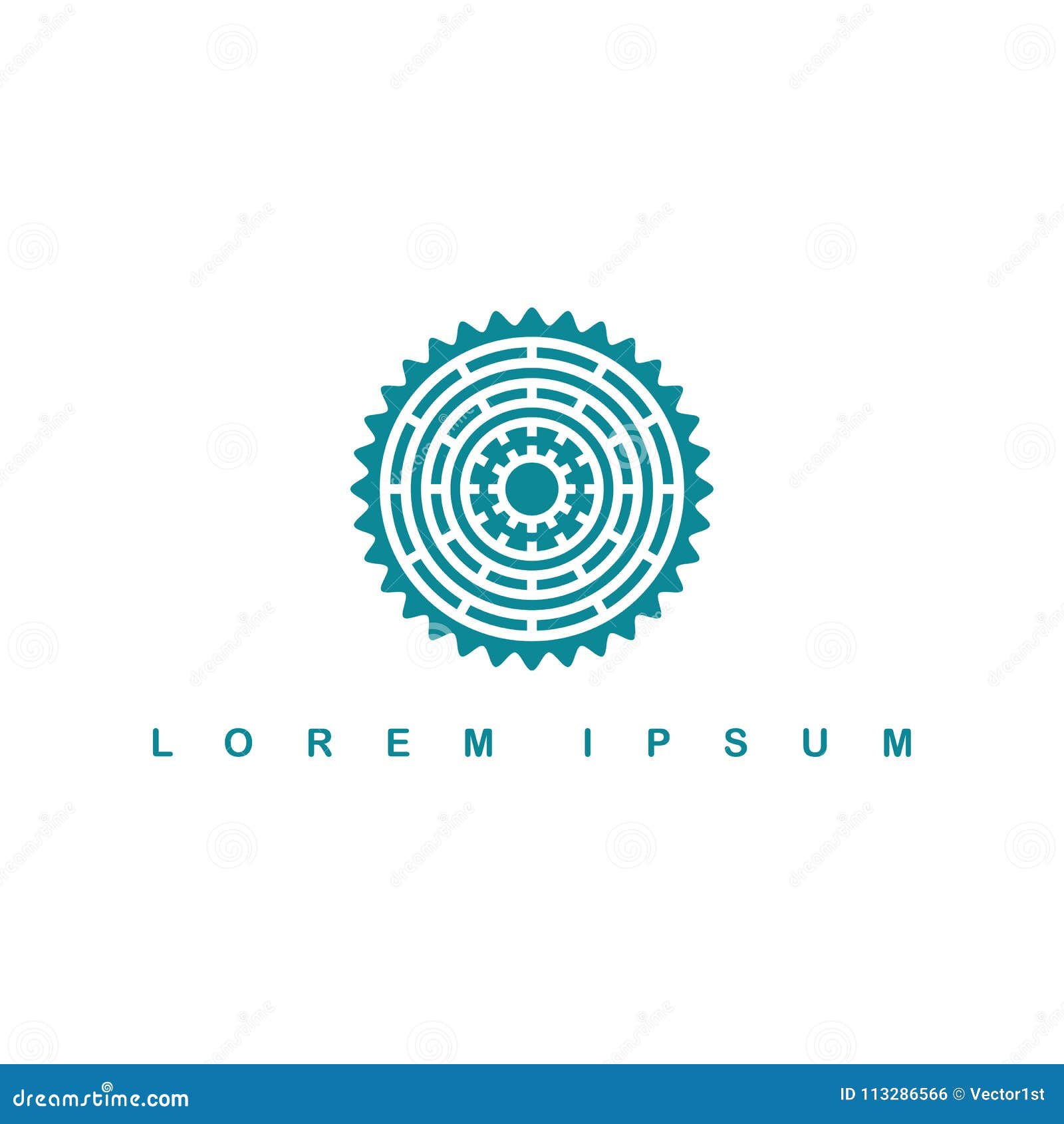 Round Circle Native Tribe Sign Symbol Logo Stock Vector - Illustration ...