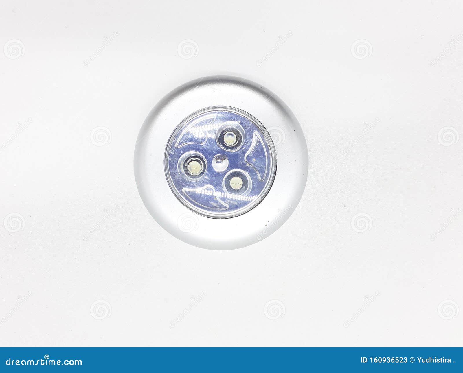 Round Circle Shape Bright Emergency Lamp LED Light Touch and Stick in ...