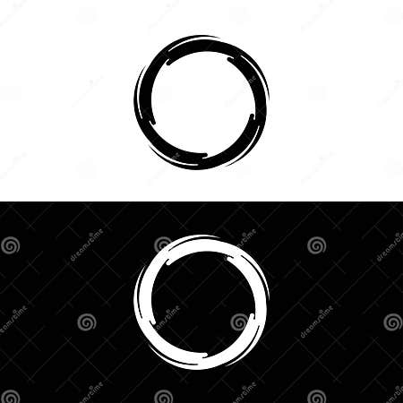 Round Circular Banner Frames, Borders Stock Vector - Illustration of ...