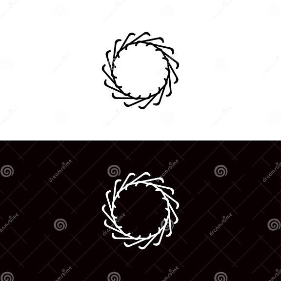 Round Circular Banner Frames, Borders Stock Vector - Illustration of ...