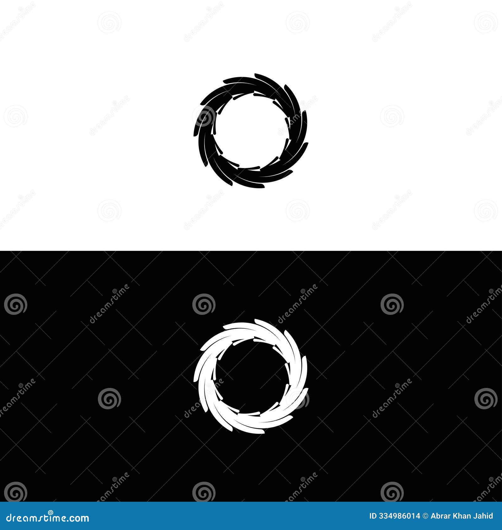 Round Circular Banner Frames, Borders . Circle Vector Stock ...