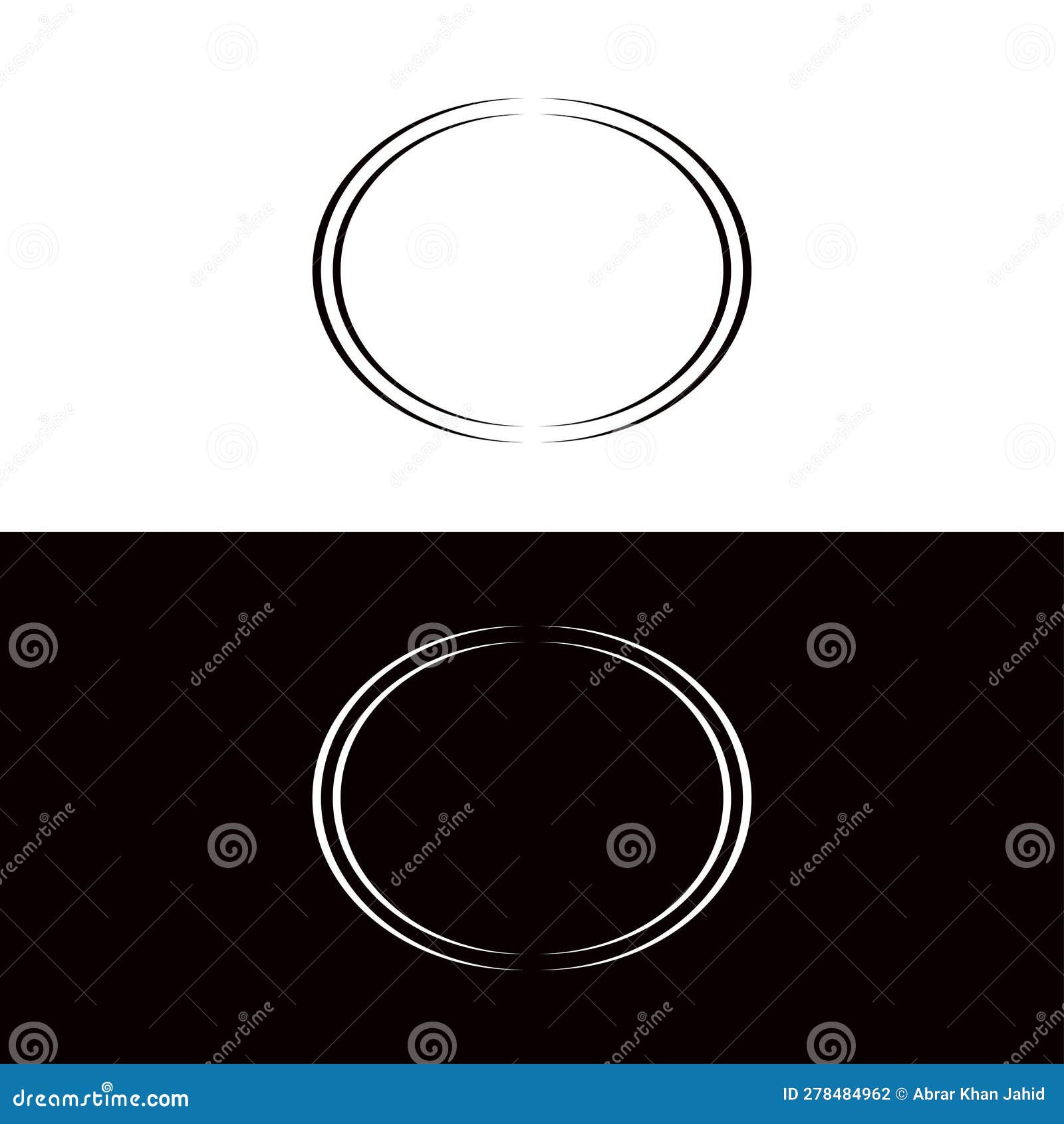 Round Circular Banner Frames, Borders, Stock Vector - Illustration of ...