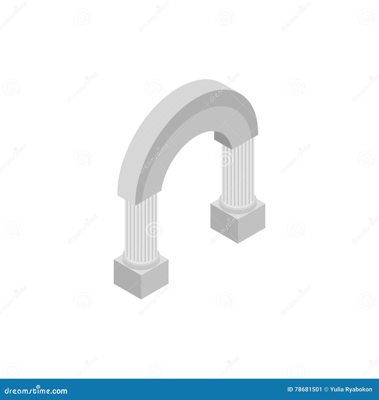 Arch Icon In Trendy Design Style. Arch Icon Isolated On White ...