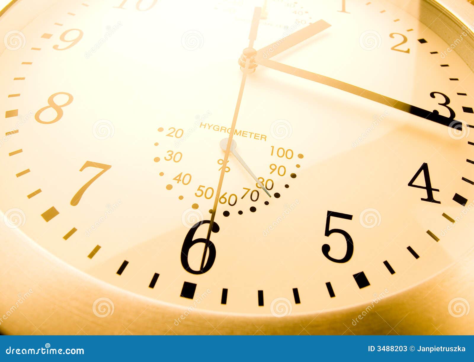 Round clock stock image. Image of awake, minute, appointment - 3488203