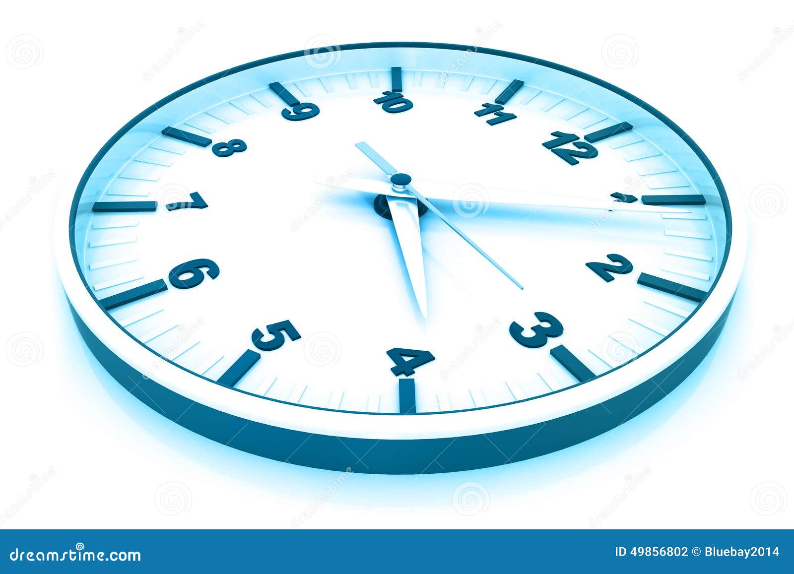 Round clock stock illustration. Illustration of time - 49856802