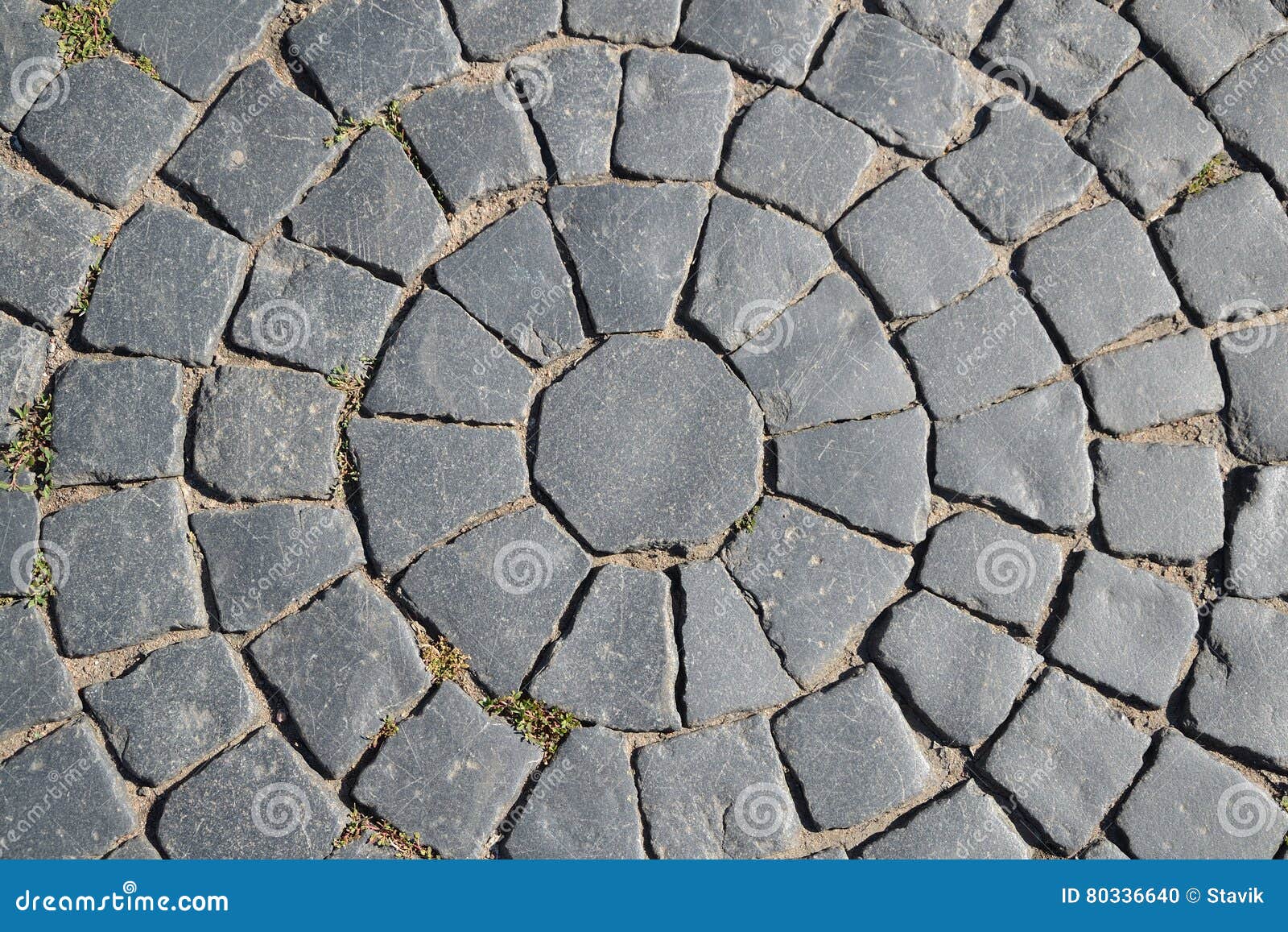 Round cobblestone pavement stock photo. Image of outdoor - 80336640