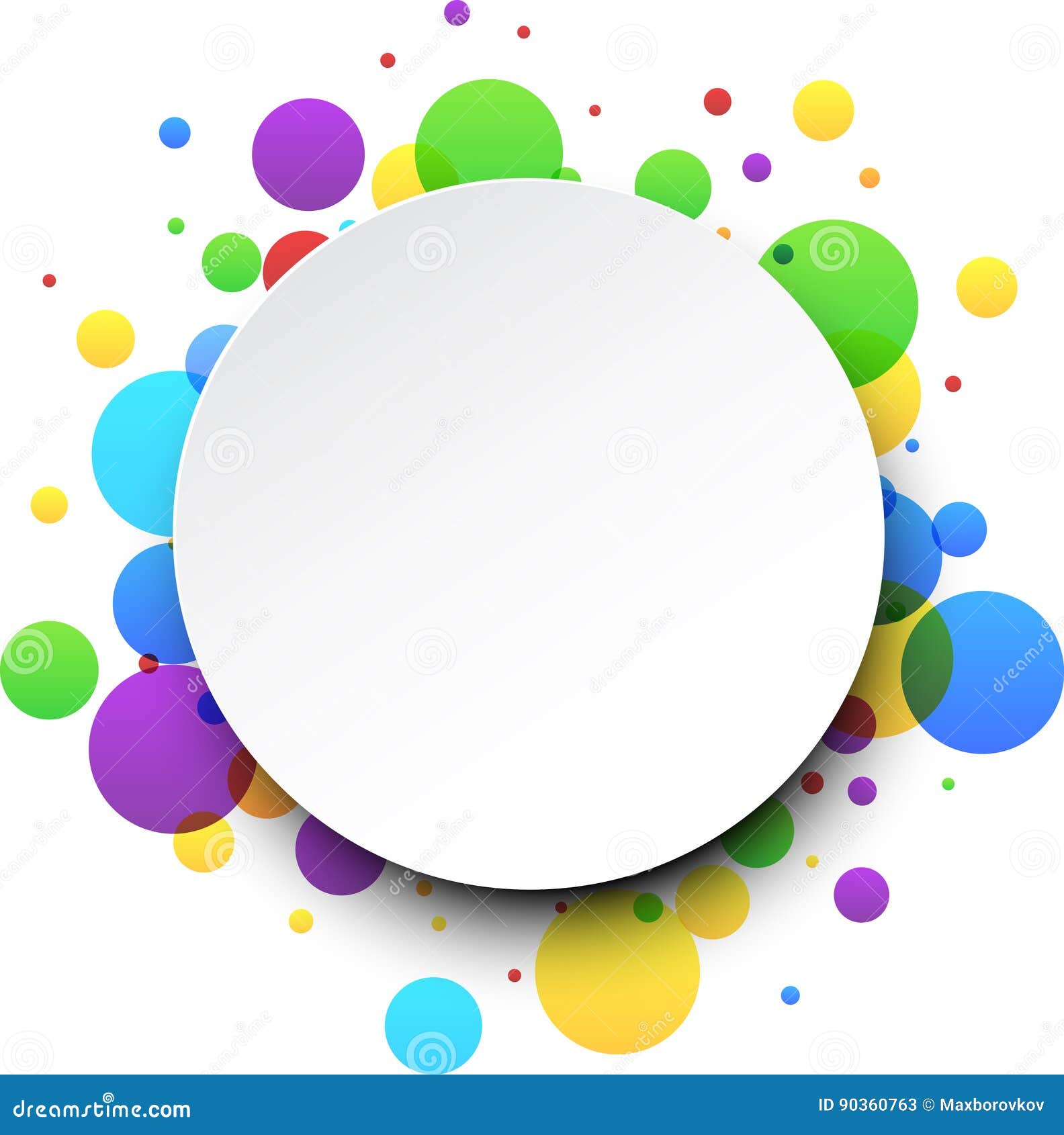 Round color background. stock vector. Illustration of bright - 90360763