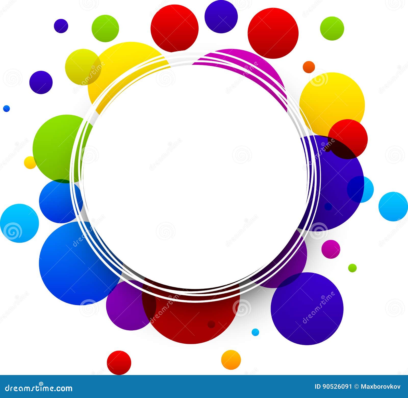 Round color background. stock vector. Illustration of decoration - 90526091