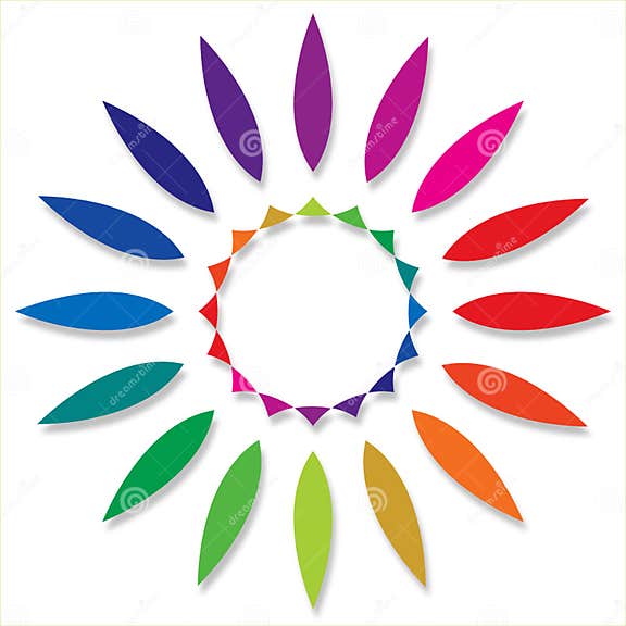 Round color palette stock illustration. Illustration of multicolor ...