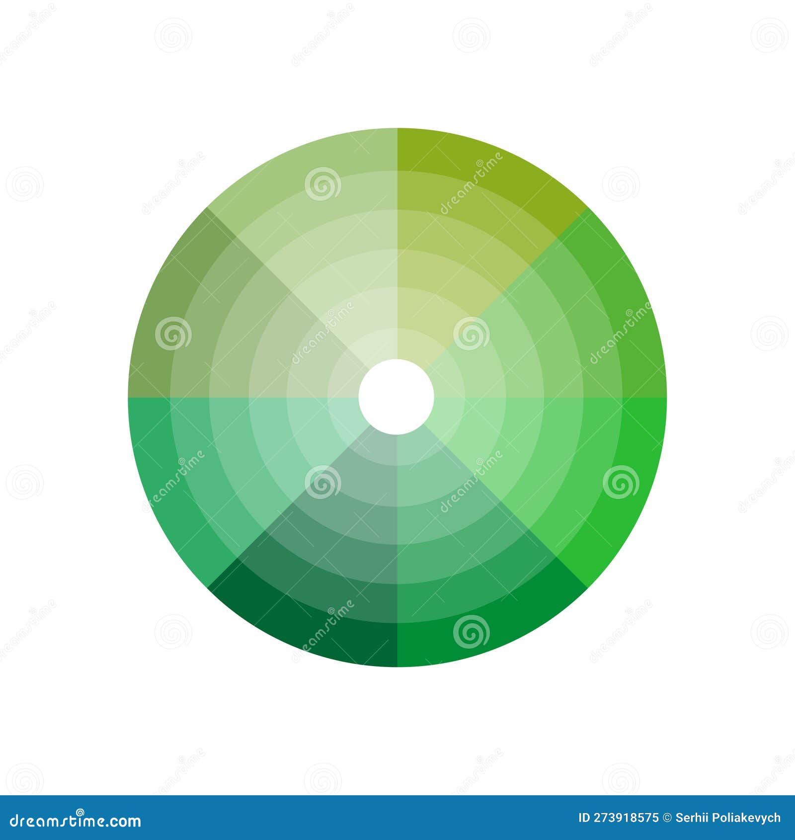 Round Color Palette. Gradient Color. Vector Illustration Stock Vector ...