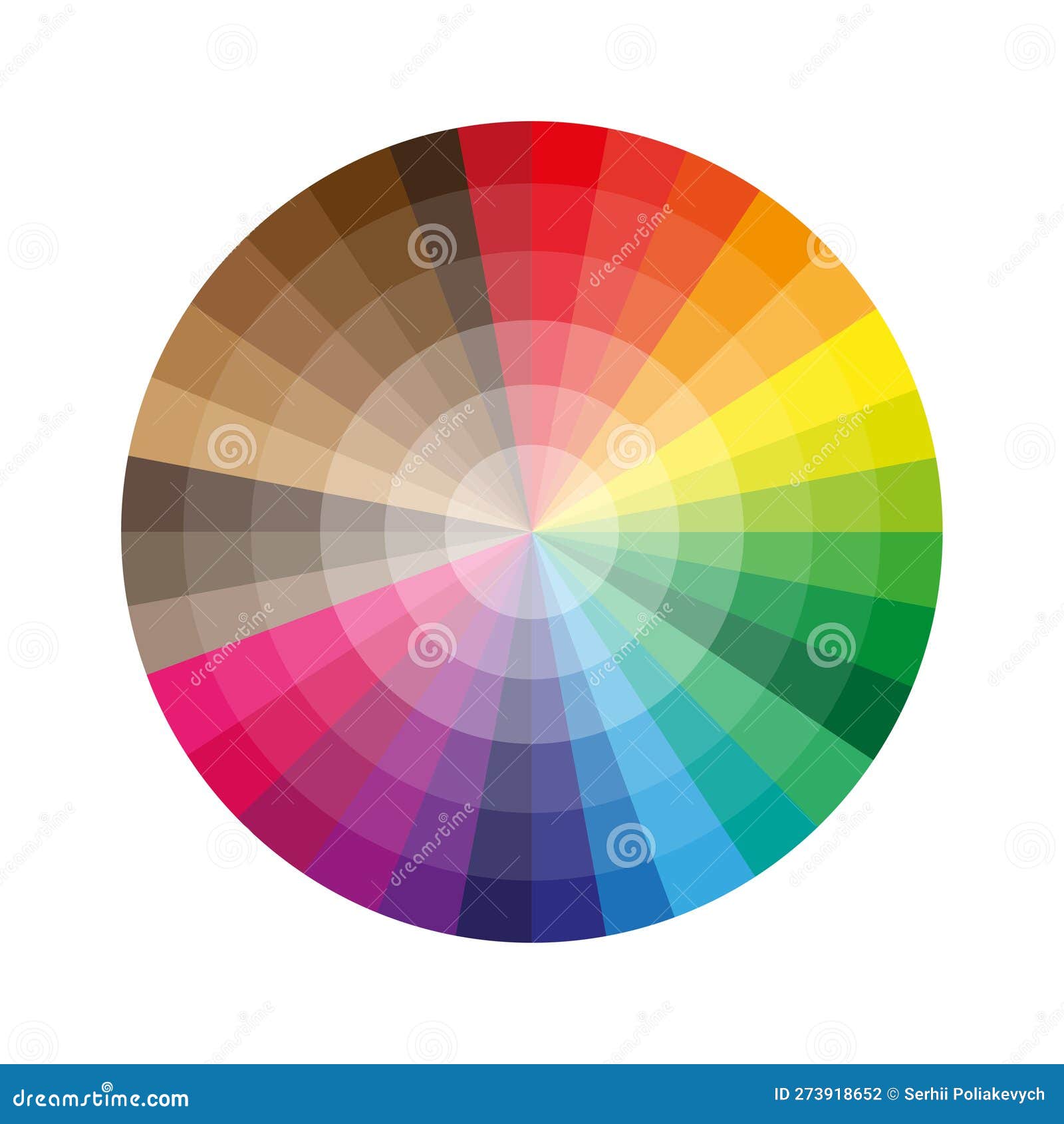 Round Color Palette. Gradient Color. Vector Illustration Stock Vector ...