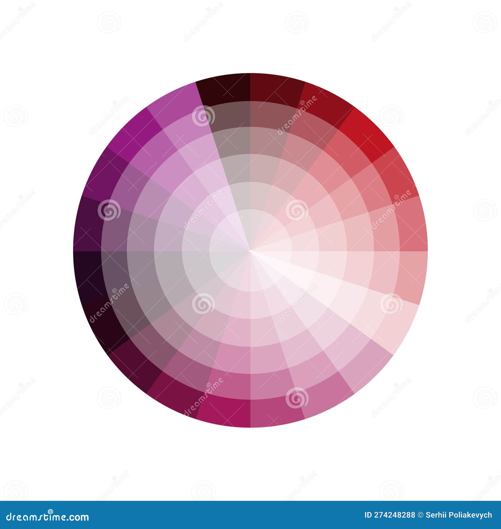 Round Color Palette. Gradient Color. Vector Illustration Stock Vector ...