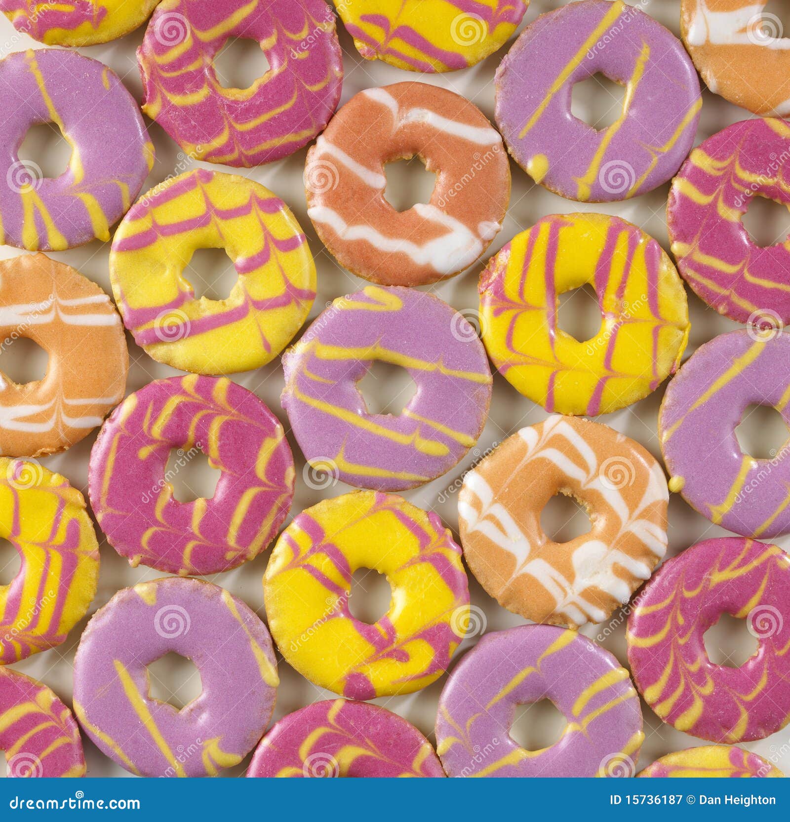 Round colored biscuits stock image. Image of coloured - 15736187