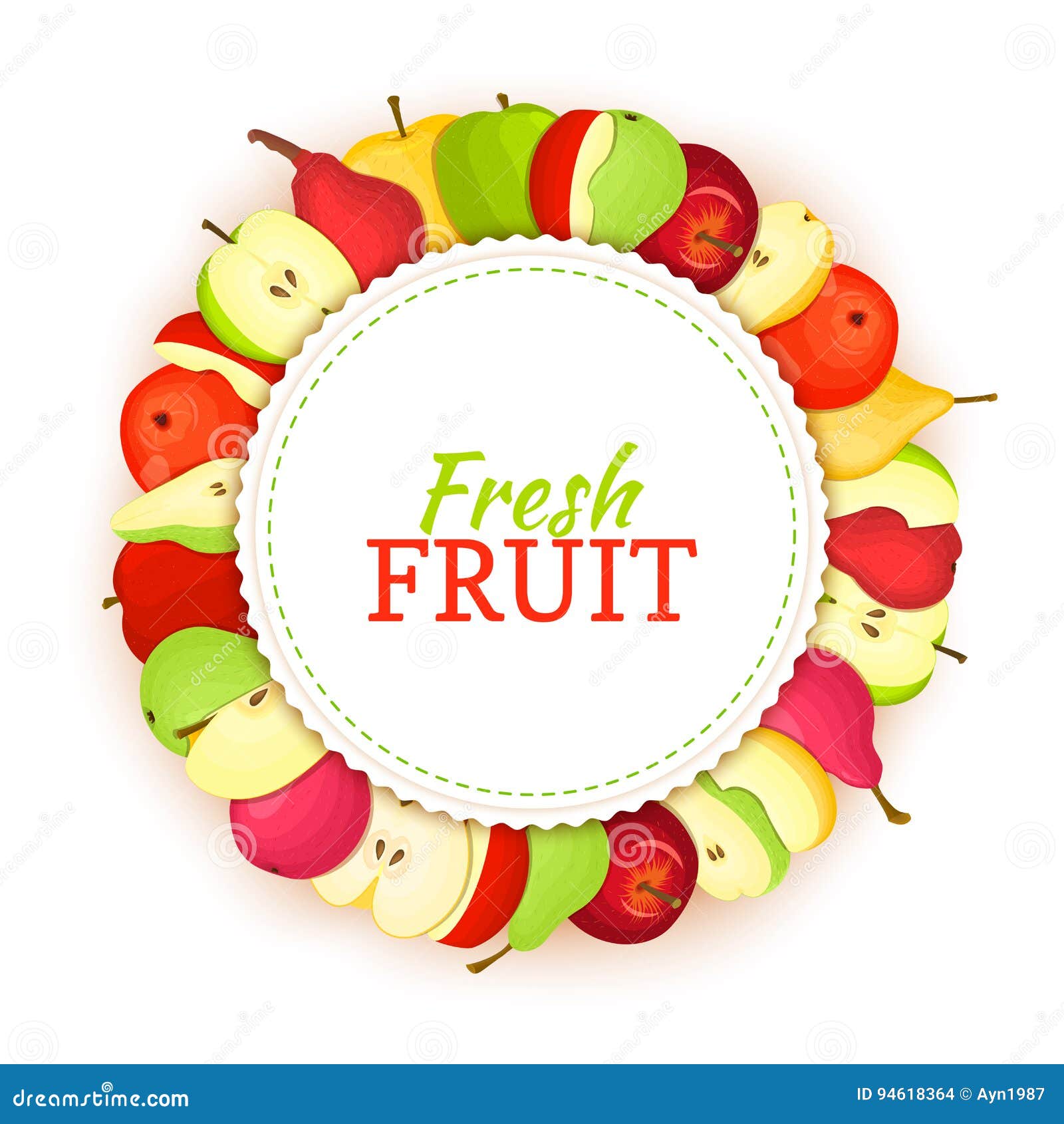 Circle Fruit Illustration Stock Illustrations – 35,563 Circle Fruit ...