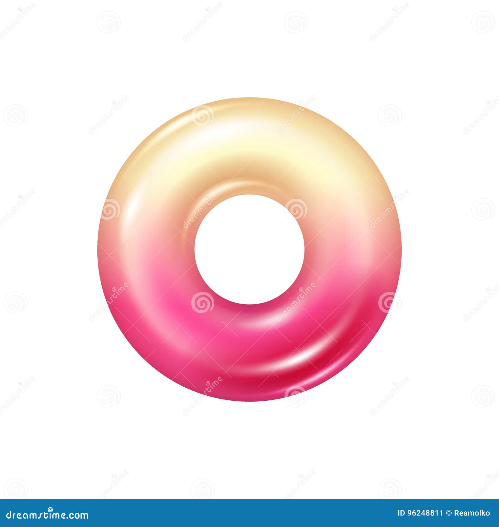 Round Colorful Jelly Ring Candy. Stock Vector - Illustration of food ...