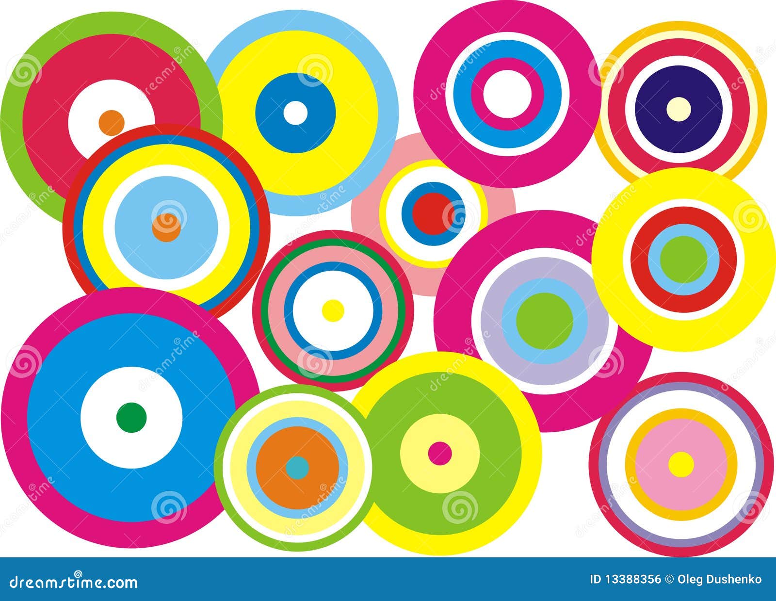 Round colors stock vector. Illustration of icon, belle - 13388356