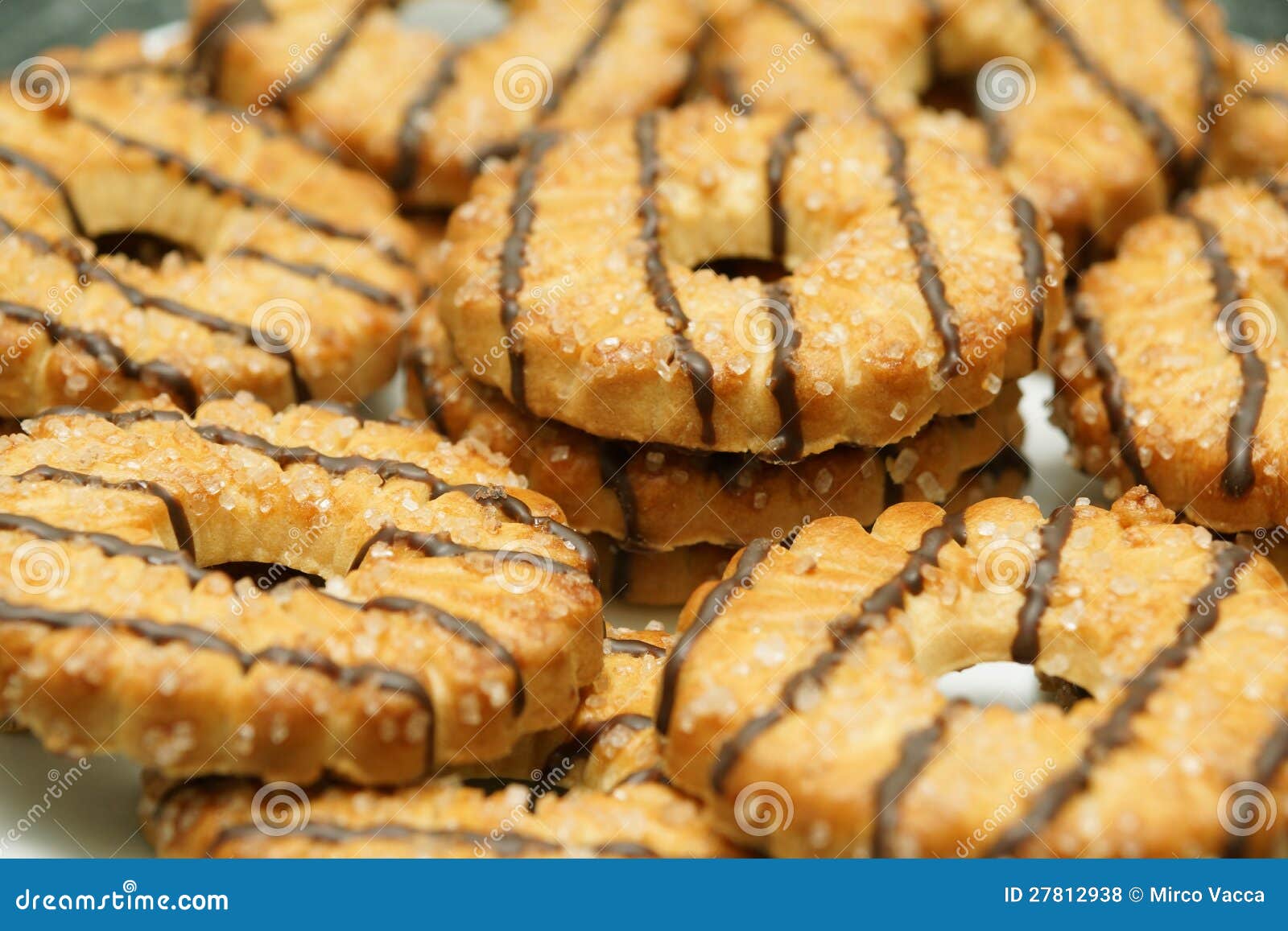 Round cookies stock photo. Image of crunchy, sugar, chocolate - 27812938