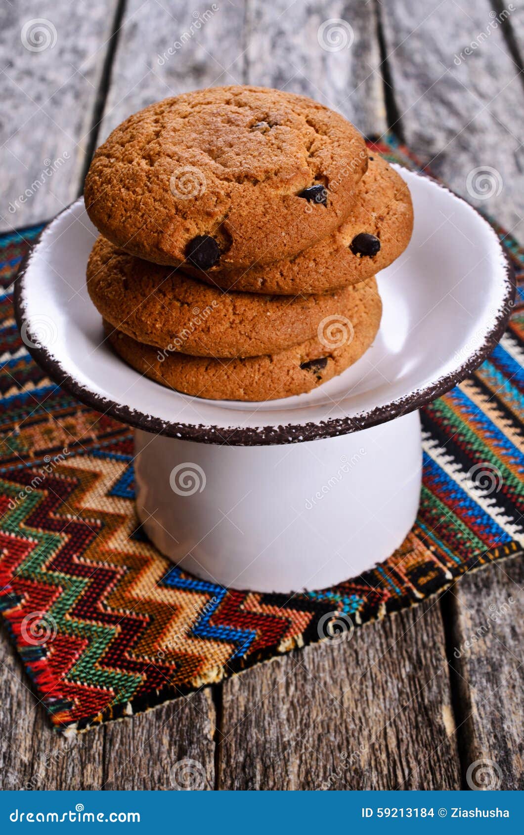 Round cookies stock photo. Image of closeup, baking, indulgence - 59213184
