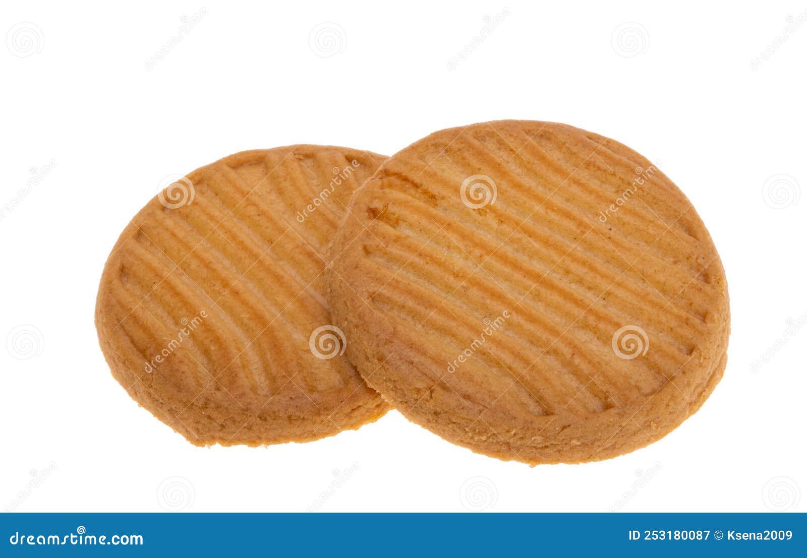 Round cookies isolated stock image. Image of cookie - 253180087