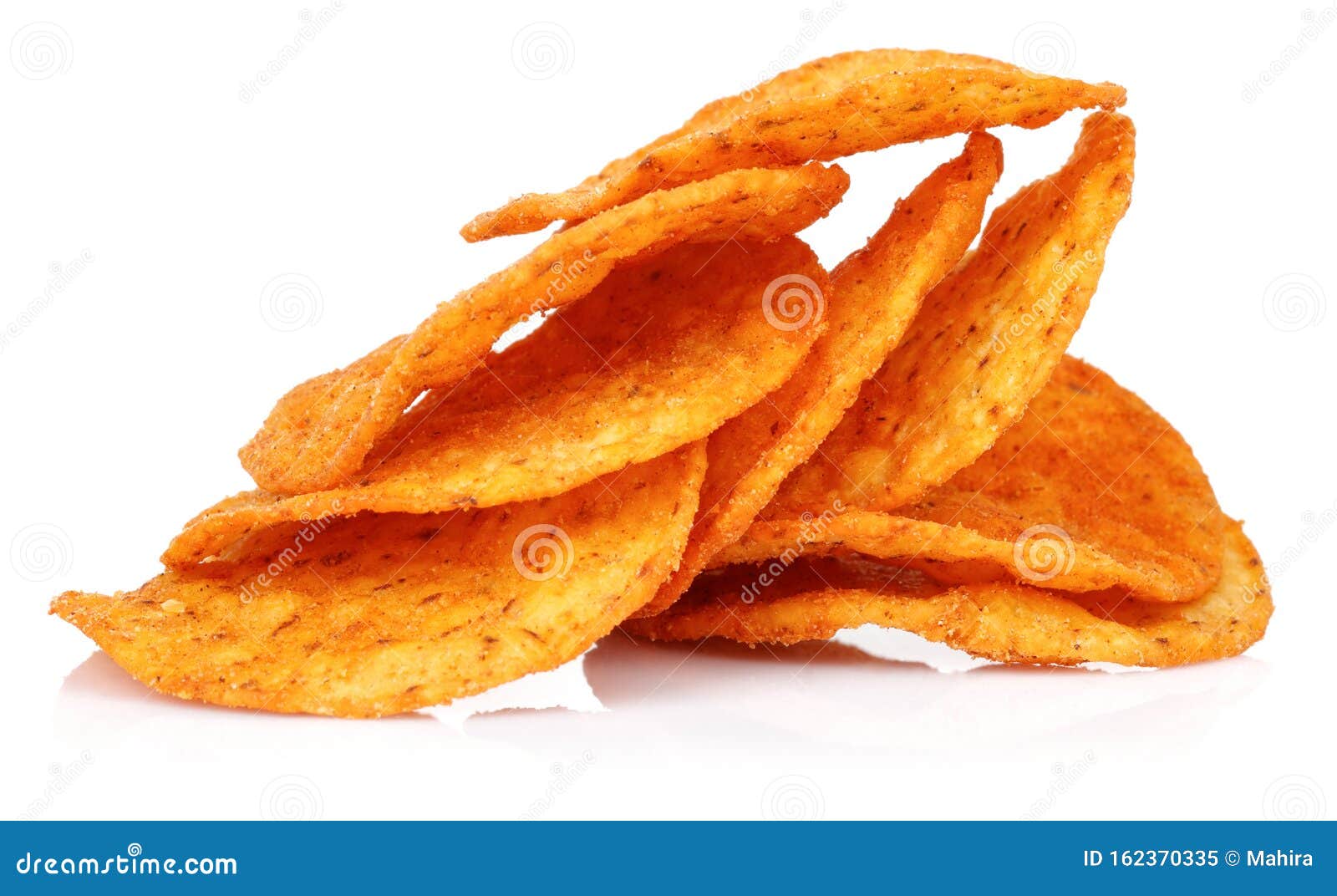 Round Corn Cakes/ Crackers, On White Royalty-Free Stock Photo ...