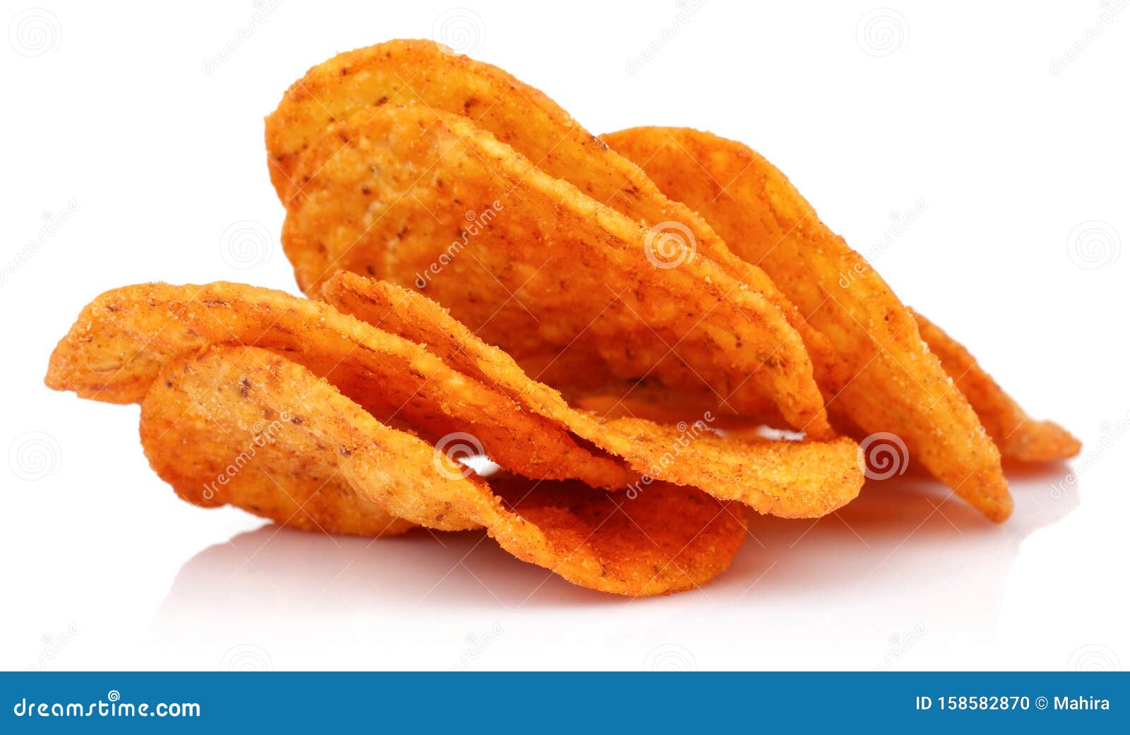 Round Corn Cakes/ Crackers, On White Royalty-Free Stock Photo ...