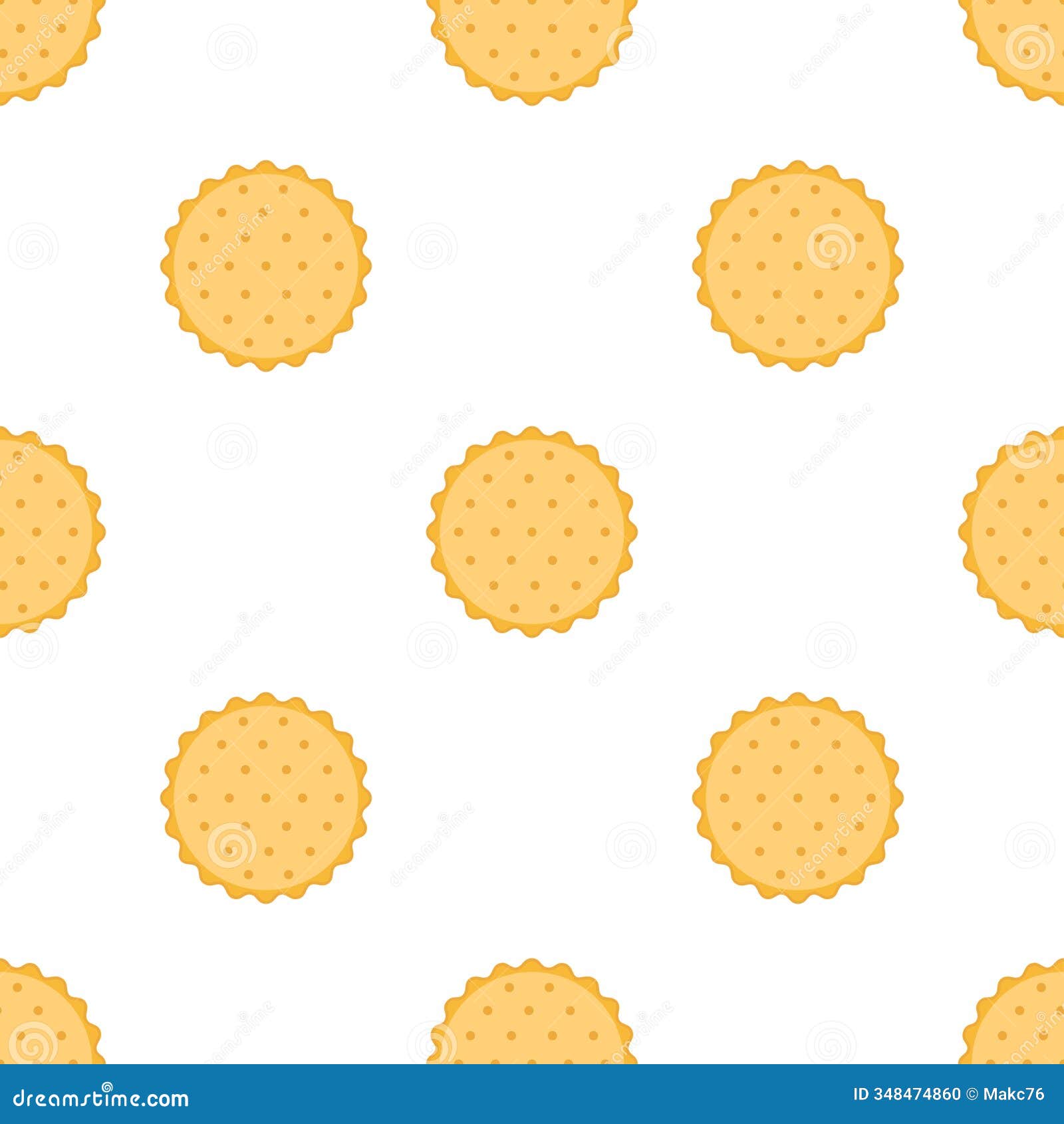 Round cracker pattern stock vector. Illustration of children - 348474860