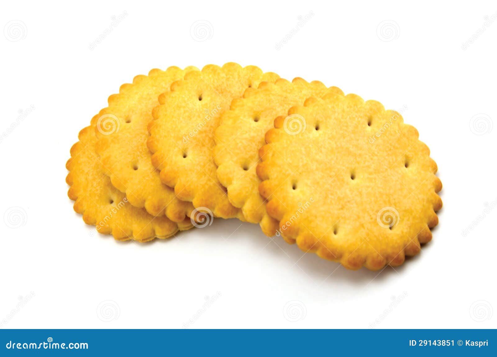 Round Cracker Stack Closeup, Isolated Macro Stock Image - Image of diet ...