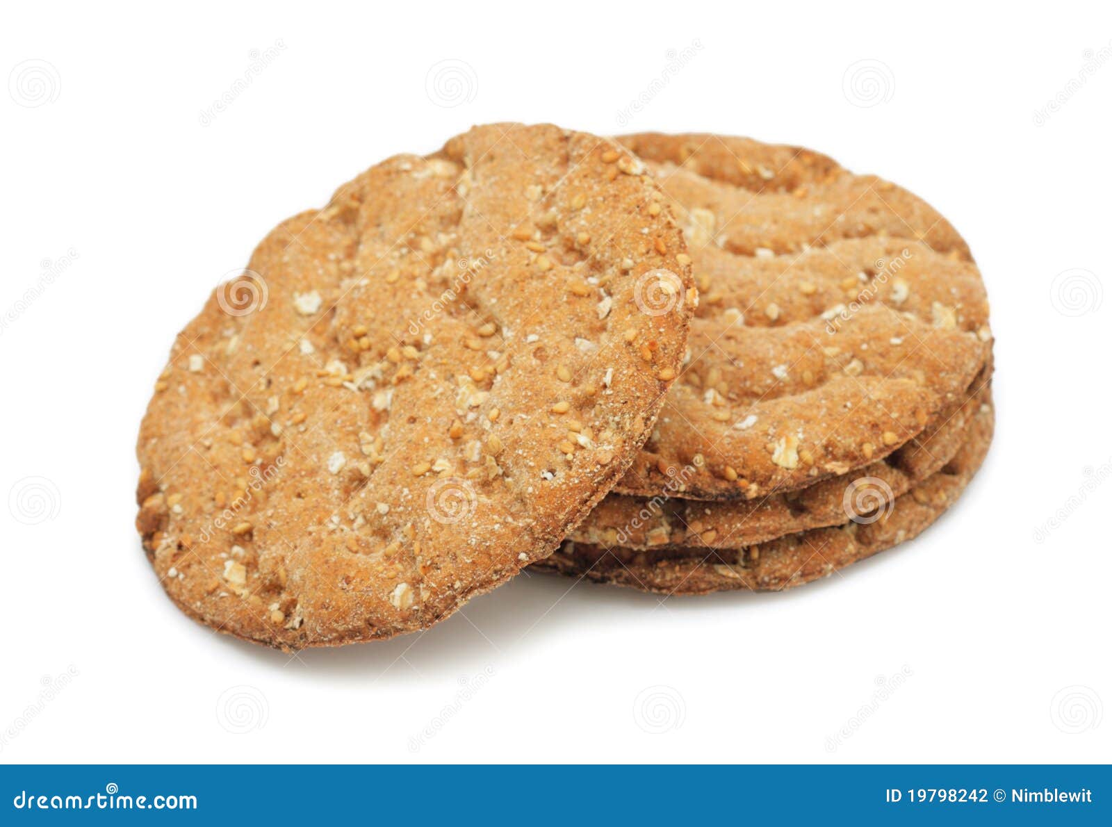 Round crispbreads stock photo. Image of macro, beautiful - 19798242