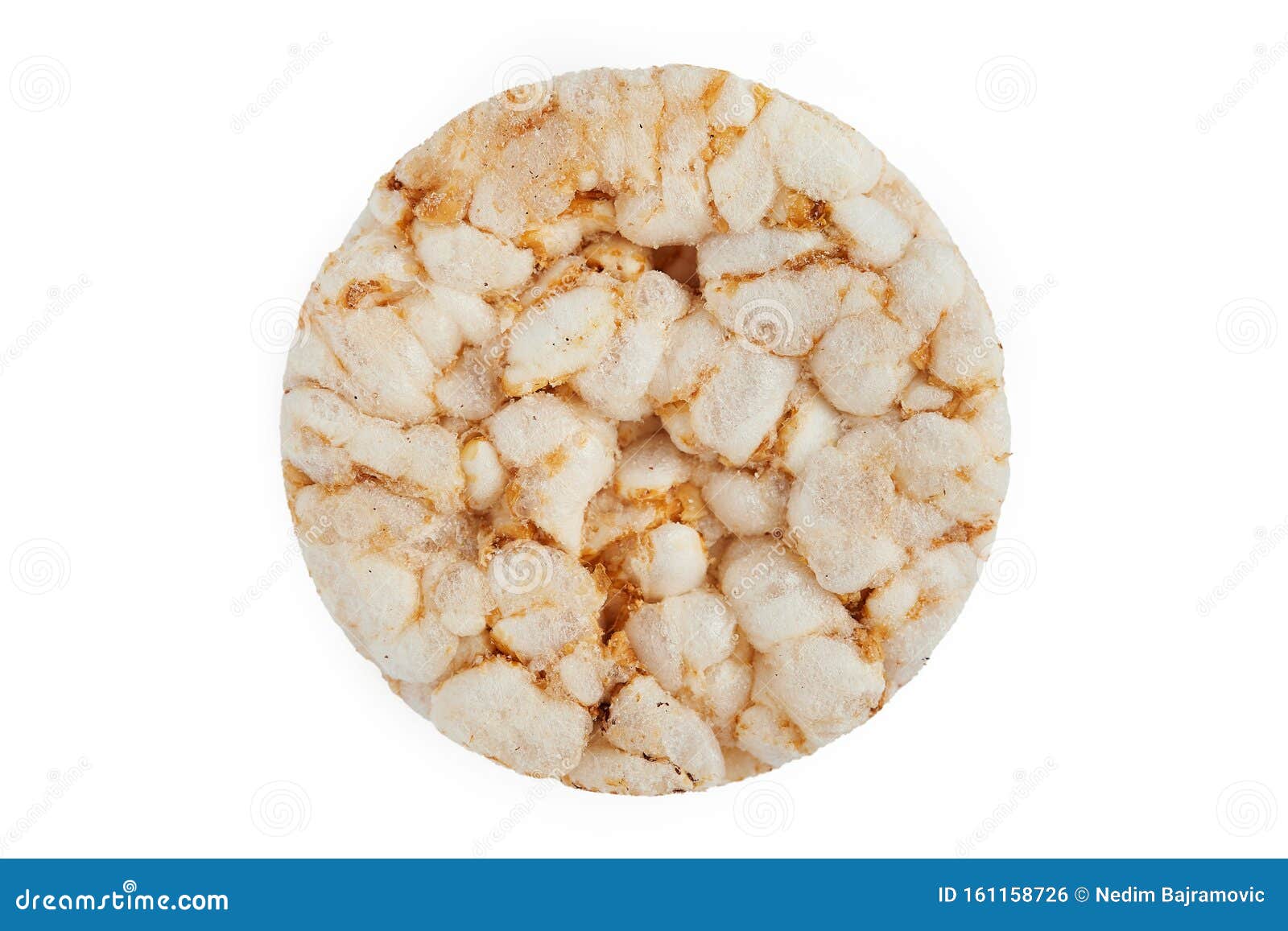 Round crispy rice crackers stock photo. Image of white - 161158726