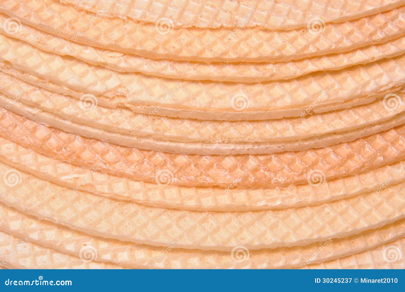 Round Crispy Wafer Royalty-Free Stock Photography | CartoonDealer.com ...