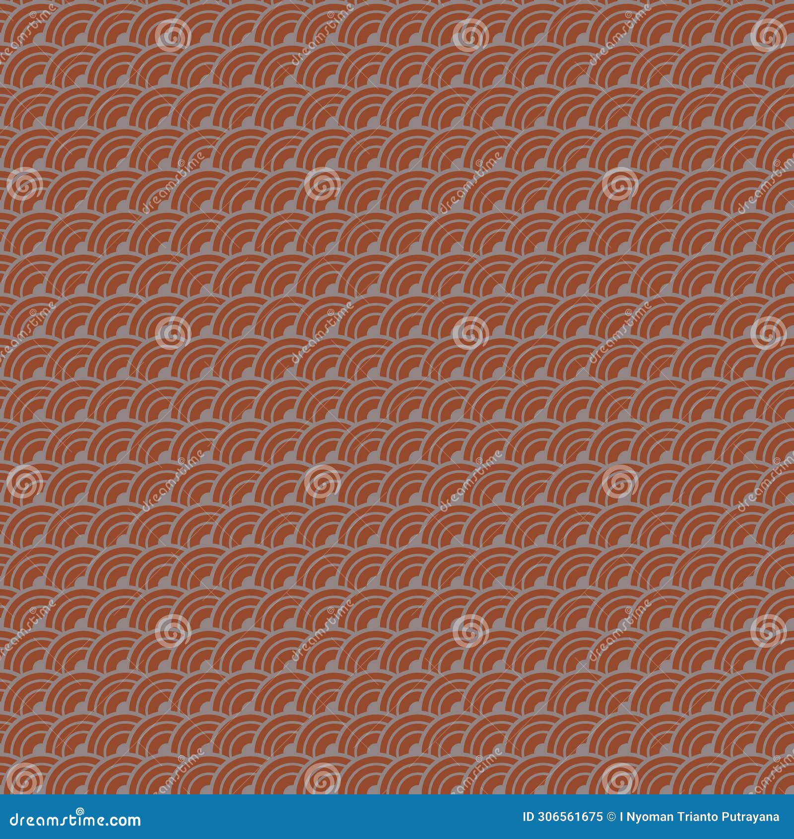 Round Curve Cross Scale in Seamless Pattern. Stock Vector ...