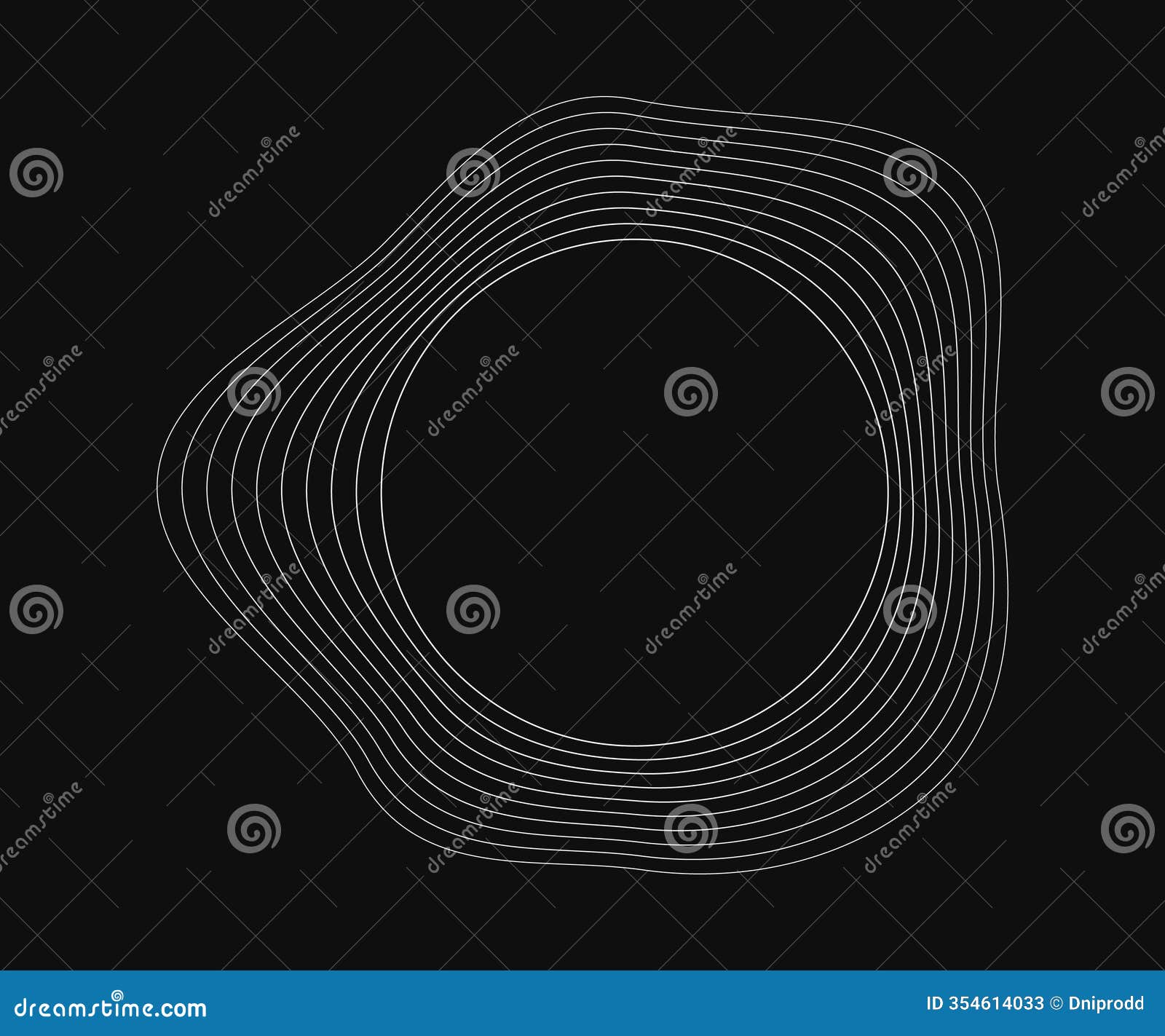 Curved Frame Background With Decorated Borders Royalty-Free Stock Image ...