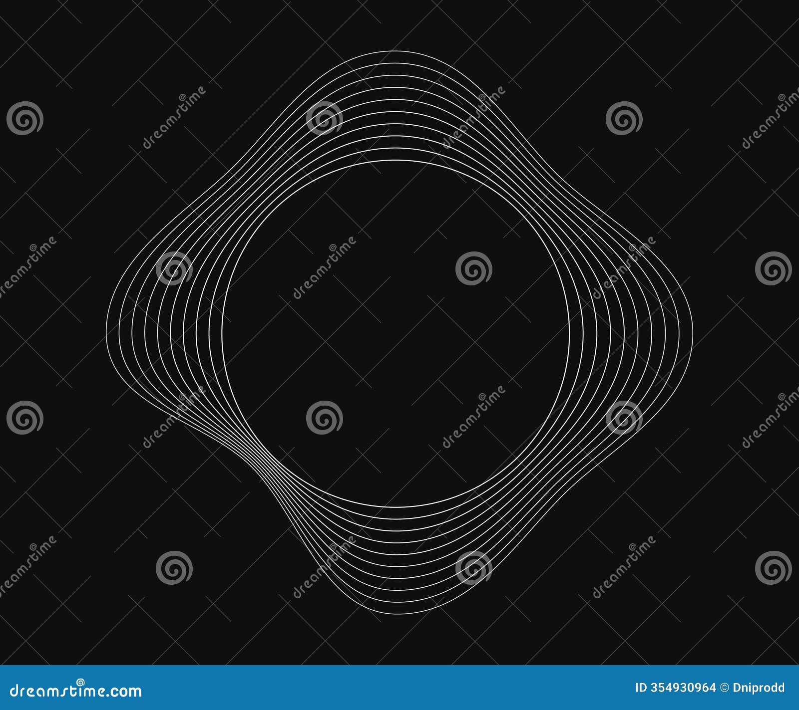 Curved Frame Background With Decorated Borders Royalty-Free Stock Image ...