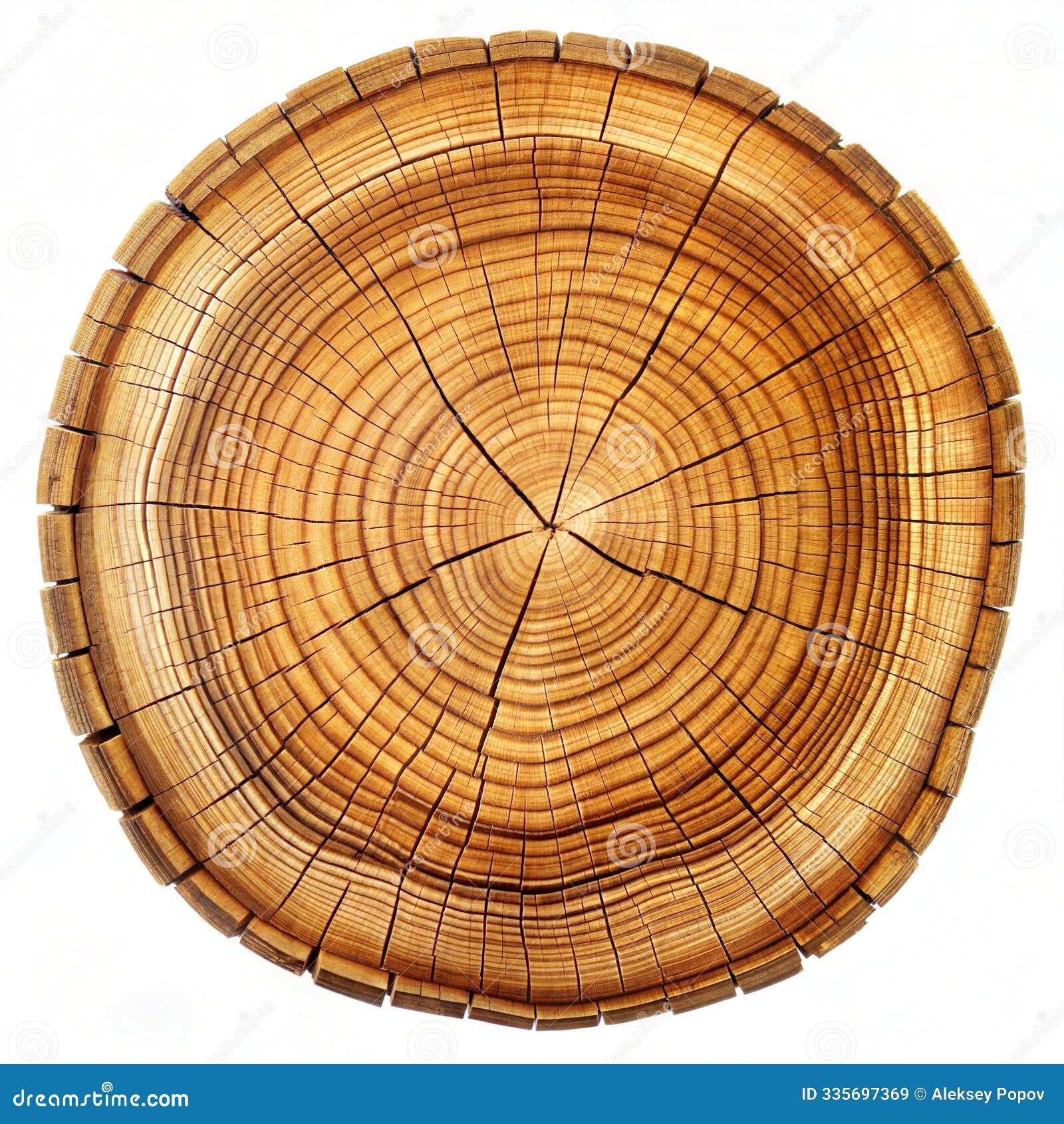 Round Cut of a Beautiful Old Tree. Wood Surface Texture Stock ...