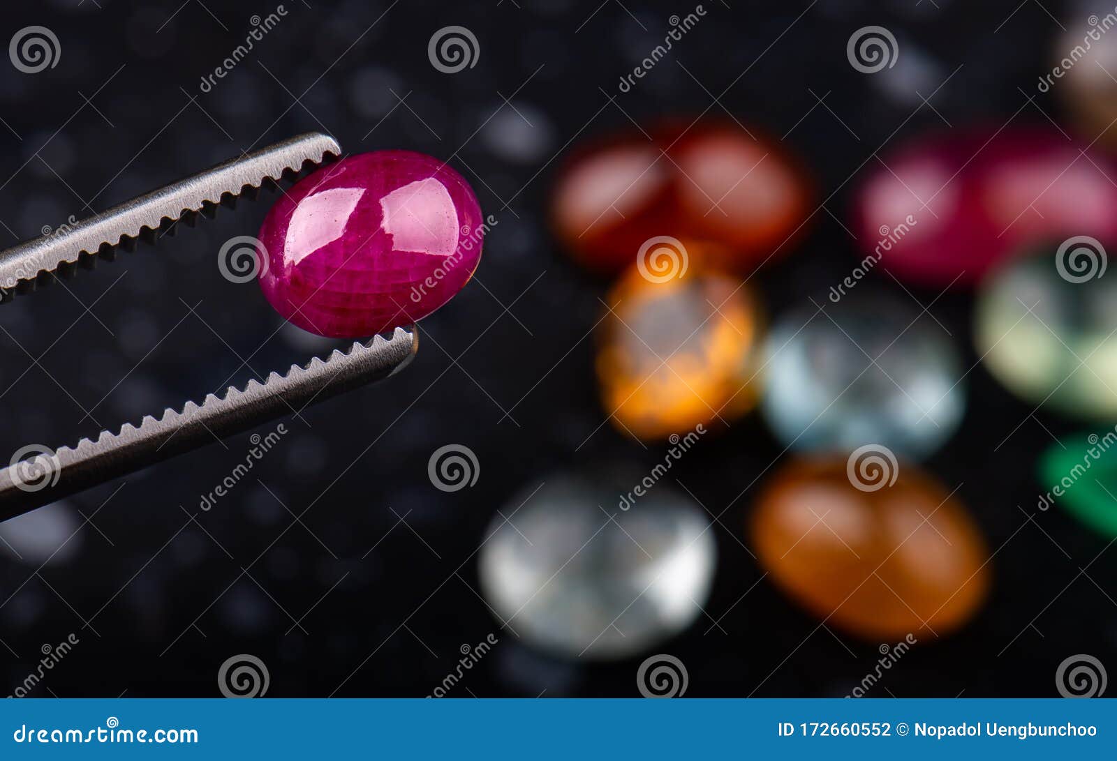 Round Cut Ruby Mineral Gemstone Stock Photo - Image of dark, beautiful ...