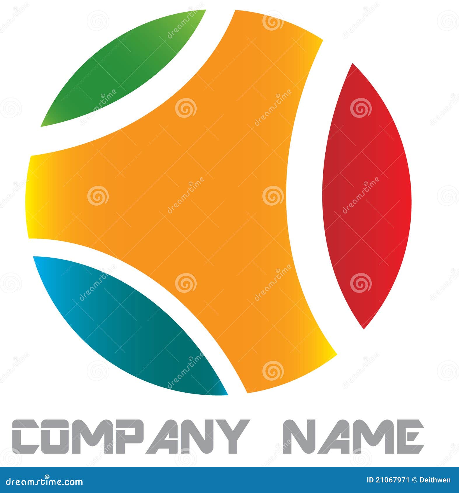 Round cutout logo stock vector. Illustration of motley - 21067971