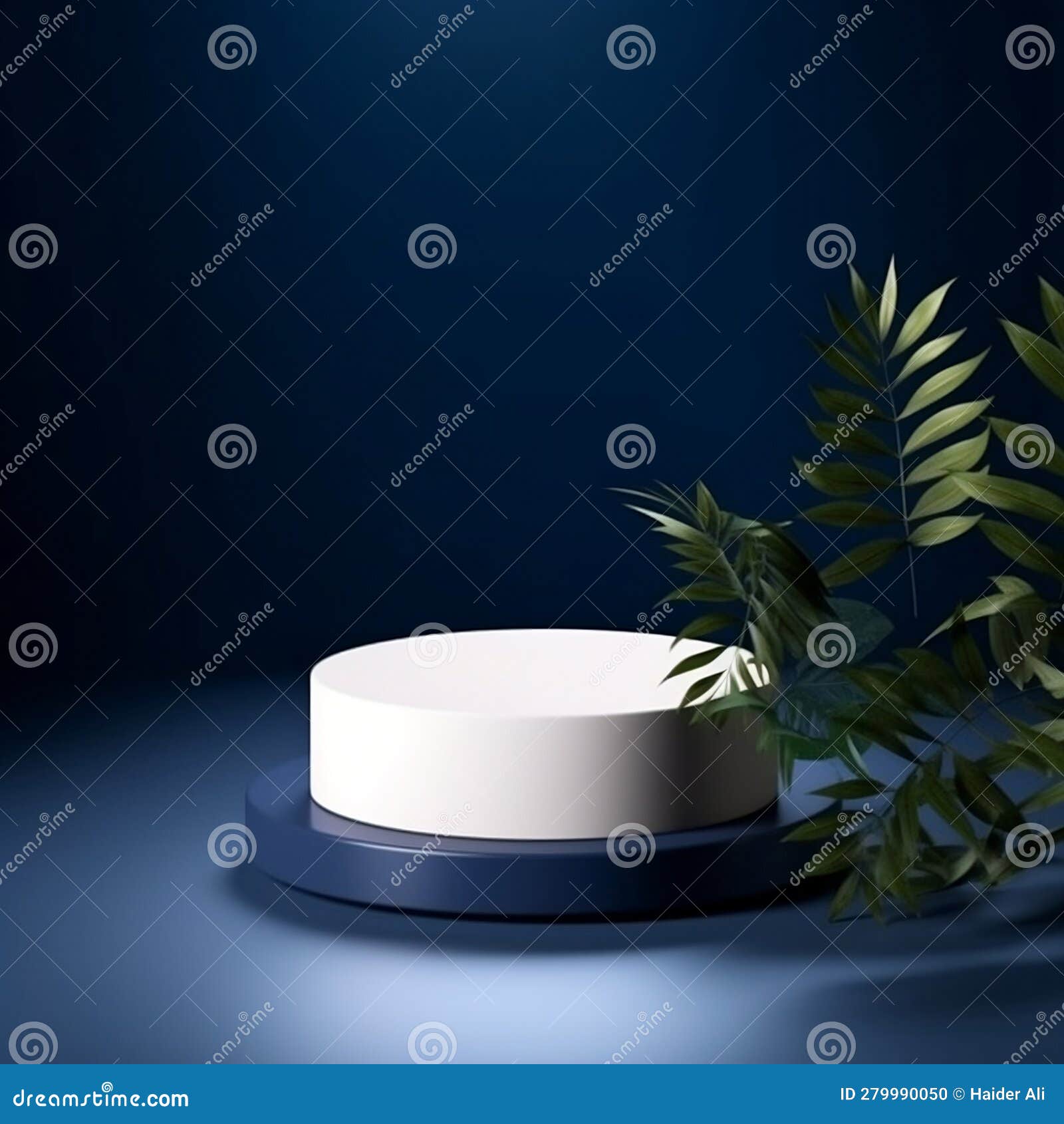 Round Cylinder Shape Pedestal Platform for Product Display. Generative ...