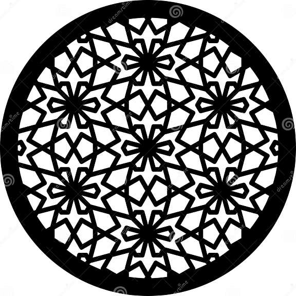 Round Decorative Coaster Design. Laser Cut Coaster. Laser Cutting Panel ...