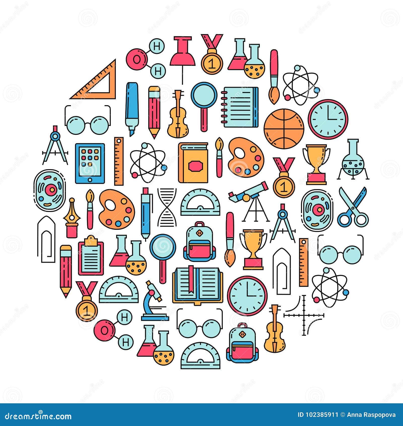 Education design element stock vector. Illustration of education ...