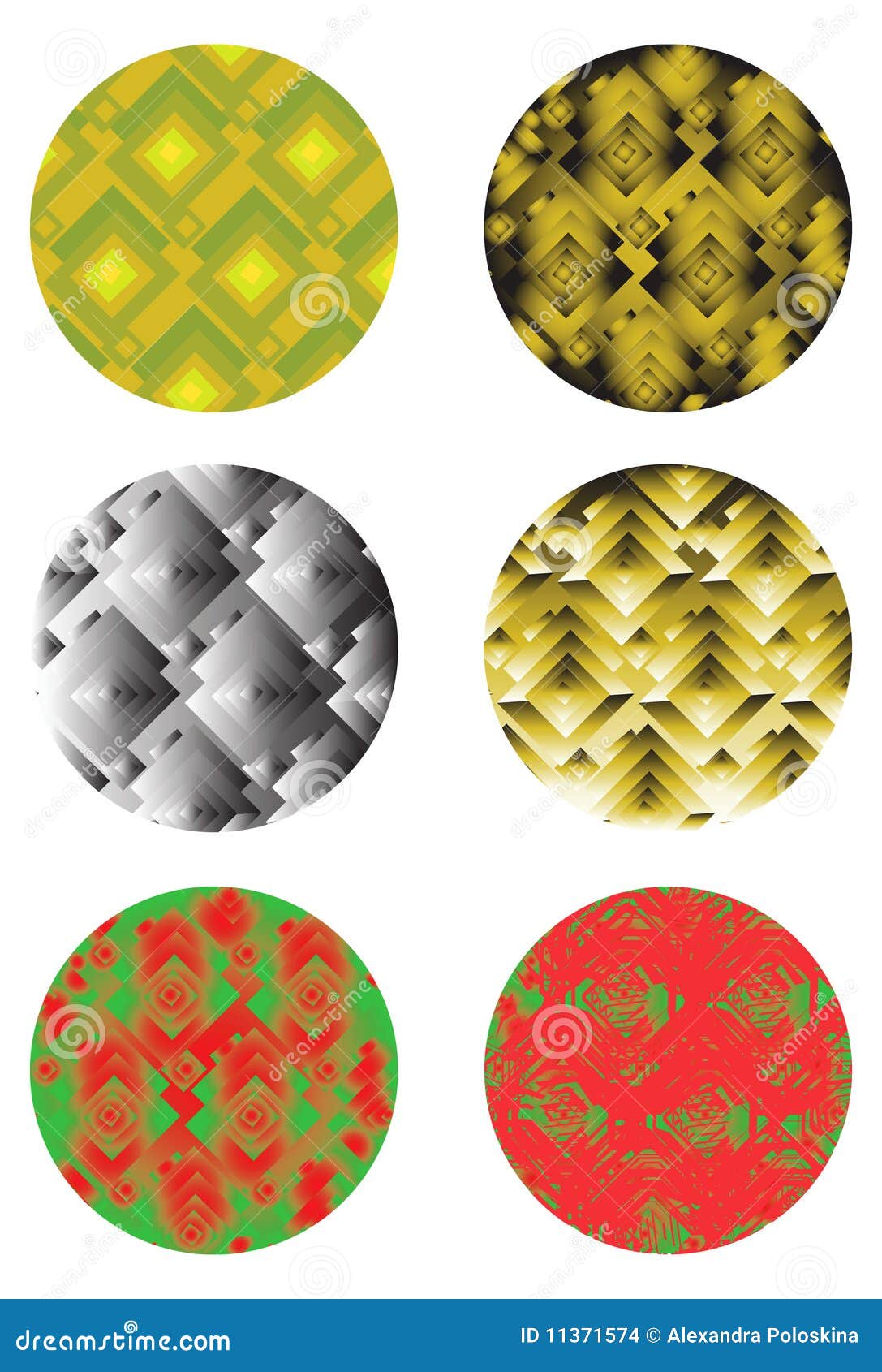 Round design elements stock illustration. Illustration of colorful ...