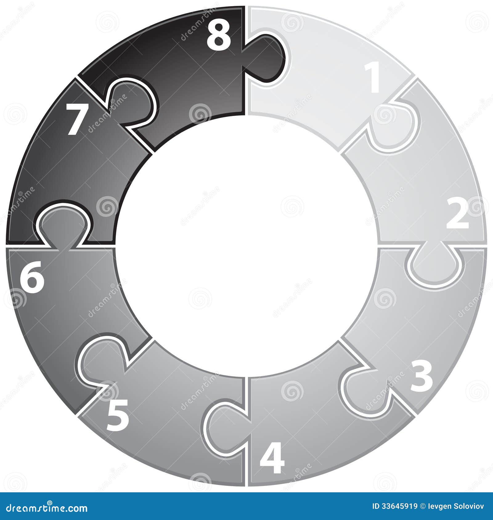 Round diagram stock vector. Illustration of infographic - 33645919