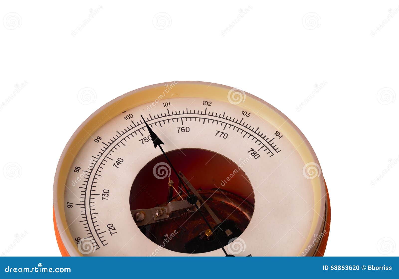 Barometer Dial Set To Fair Stock Image | CartoonDealer.com #2391001