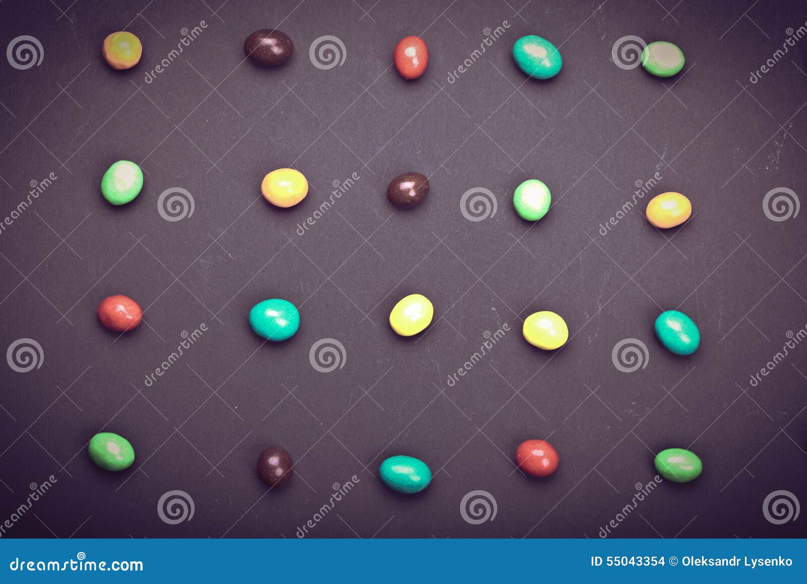 Round Different Colored Candy Stock Photo - Image of food, dessert ...