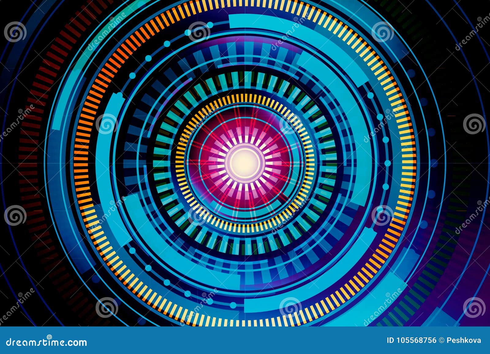 Round Digital Button Texture Stock Illustration - Illustration of blue ...