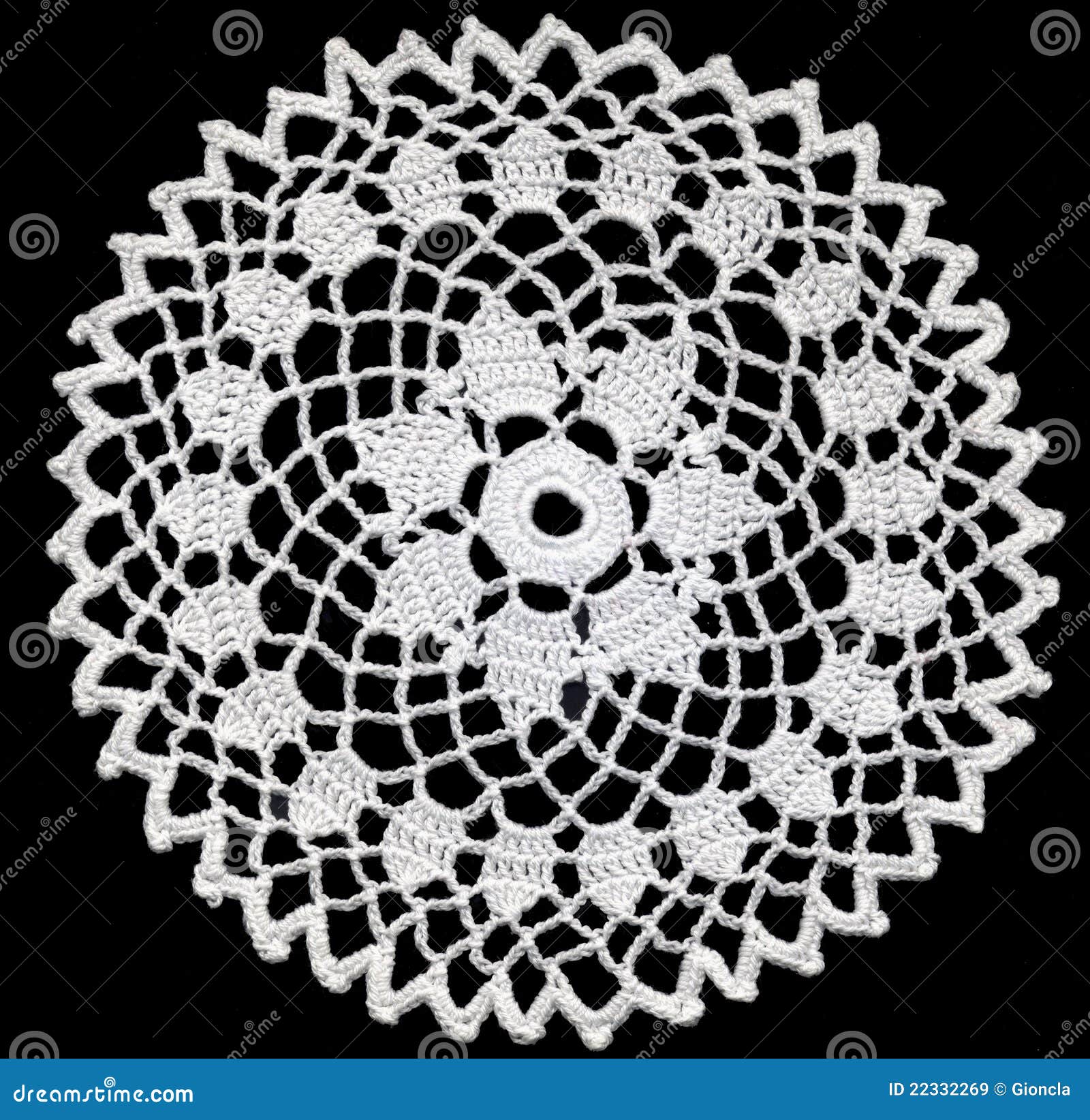 Round doily stock image. Image of canal, alpha, craftsman - 22332269