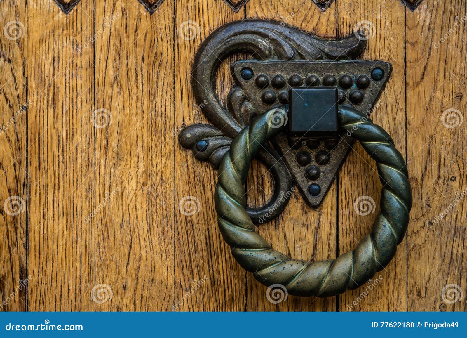 Round door handle stock photo. Image of european, bolt - 77622180