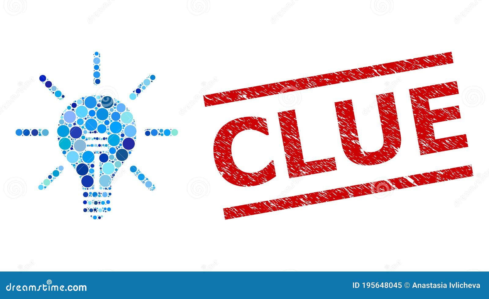 Clue Red Stamp Stock Image | CartoonDealer.com #73707217